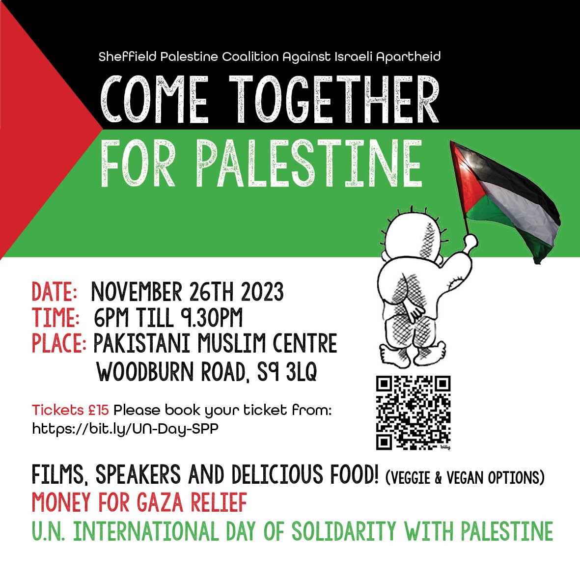 UN Day of solidarity with Palestine fundraiser, Nov 26th | Freedom ...